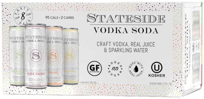 Stateside Vodka Soda Party Pack 8 pack 12 oz. Can - SPIRITED Wines