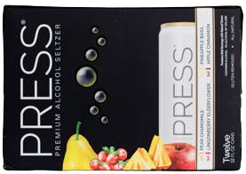 PRESS Hard Seltzer Select Variety Pack 12 pack 12 oz. Can - Yankee Spirits