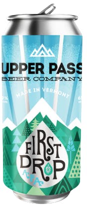 Upper Pass Beer Company First Drop 4 pack 16 oz. Can - Yankee Spirits