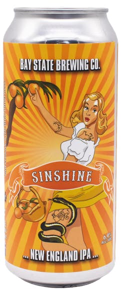 Bay State Brewing Company Sinshine 4 pack 16 oz. Can - Yankee Spirits