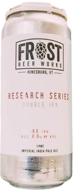 Frost Beer Works Research Series Double IPA 4 pack 16 oz. Can - Yankee ...