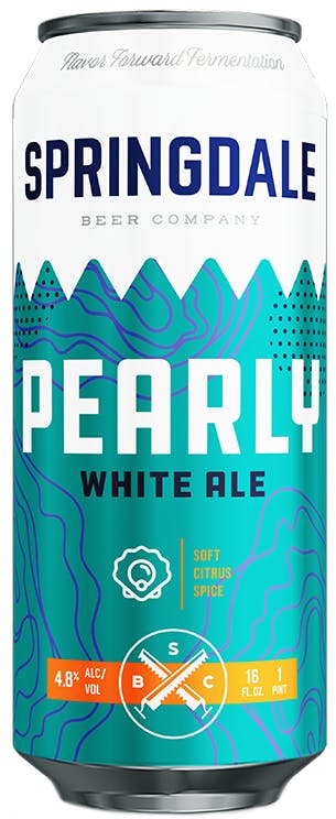 Springdale Beer Pearly White Ale 4 pack 16 oz. Can - Yankee Spirits