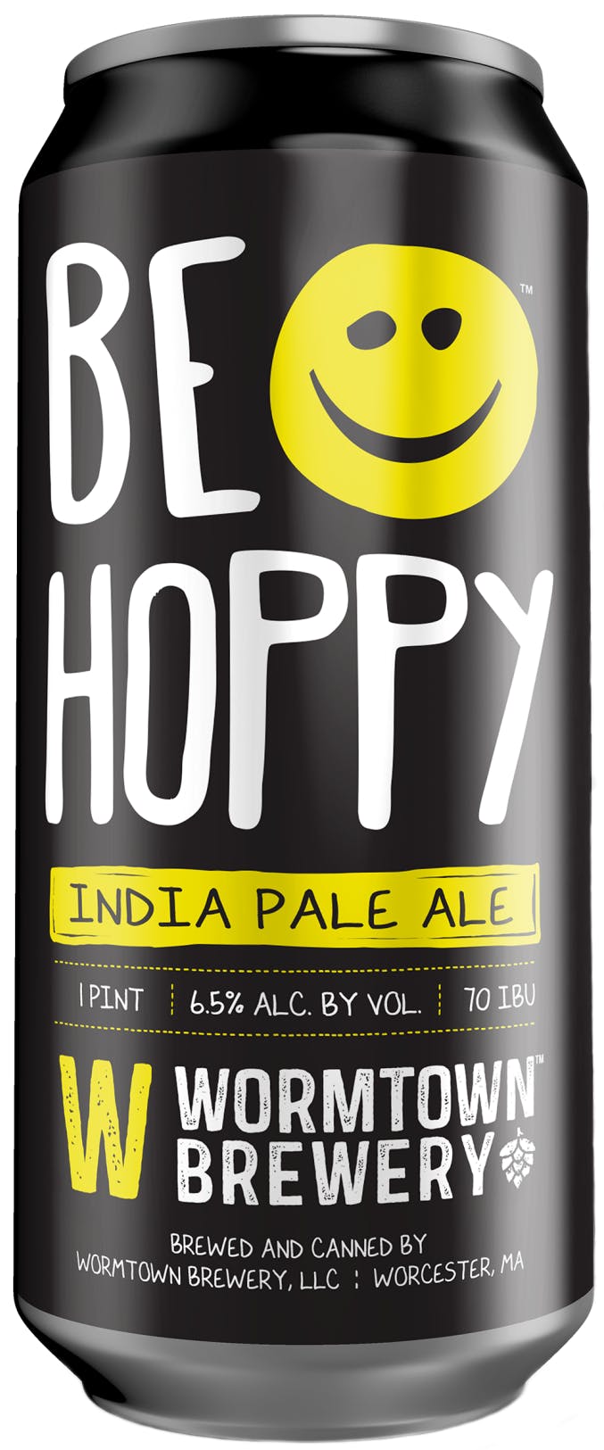 Wormtown Brewery Be Hoppy IPA 4 pack 16 oz. Can - SPIRITED Wines
