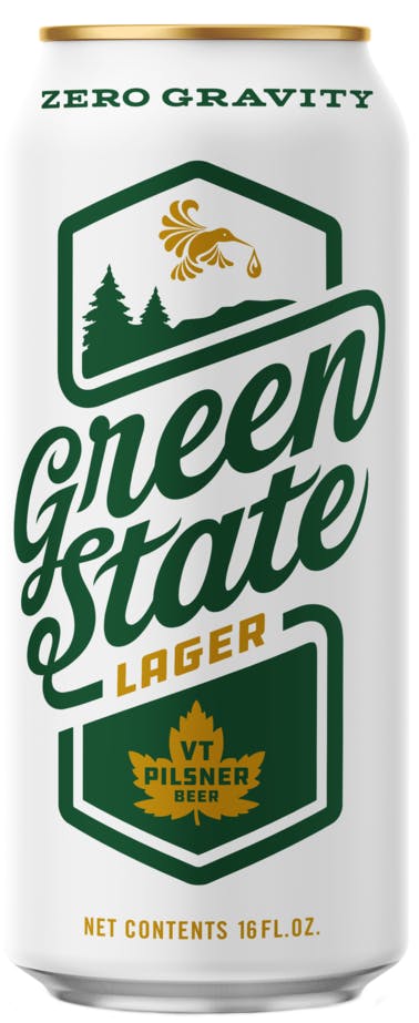 Zero Gravity Craft Brewery Green State Lager 4 pack 16 oz. Can - Yankee ...
