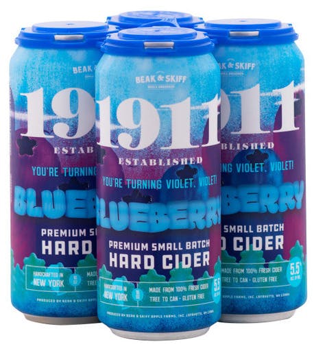 1911 Spirits You're Turning Violet, Violet! Blueberry Hard Cider 4 pack ...
