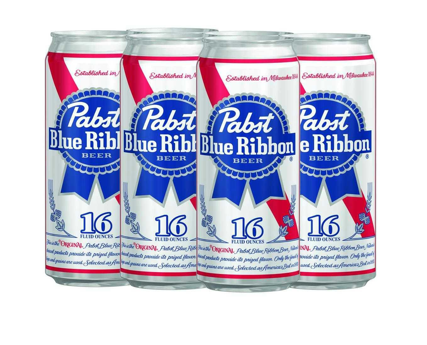Pabst Brewing Company Blue Ribbon Beer 6 pack 16 oz. Can - Yankee Spirits