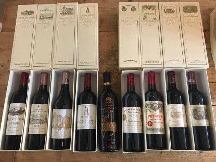 Caisse Duclot Collection 9 Bottles Vintage 2000 2000 750ml - Station Plaza Wine