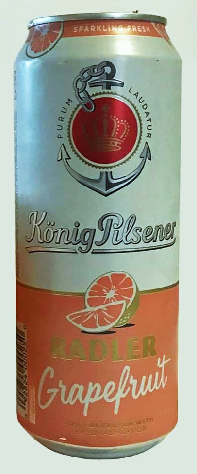König Pilsner Grapefruit Radler 4 pack 16 oz. Can - Argonaut Wine & Liquor