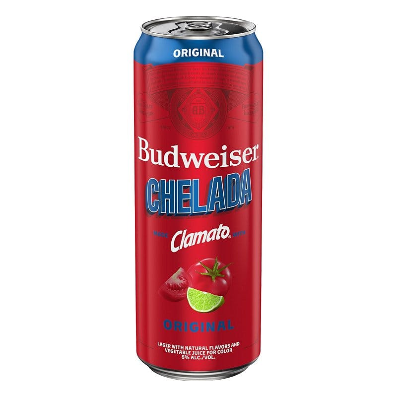 Budweiser & Clamato Chelada 25 oz. Can - Petite Cellars