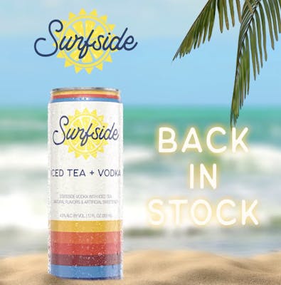 Surfside Cocktails Surfside Iced Tea + Vodka 4 pack 12 oz. Can - Garden ...
