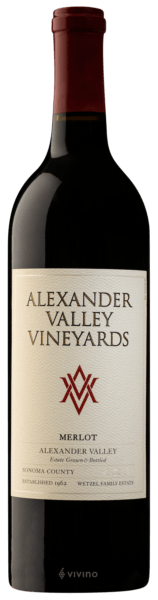 Alexander Valley Vineyards Estate Merlot 2020 750ml - Garden State ...