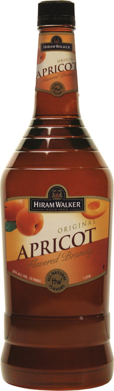 Hiram Walker Apricot Brandy 1L - The Wine Guy