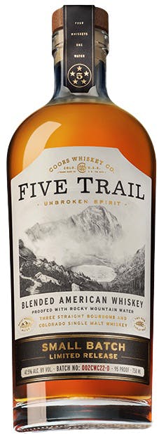 Coors Whiskey Co. Five Trail Small Batch Whiskey 750ml - Argonaut Wine ...