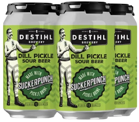 Destihl Brewery Suckerpunch Dill Pickle Sour 4 pack 12 oz. Can ...