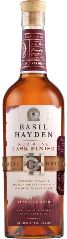 Basil Hayden Kentucky Straight Bourbon Whiskey Red Wine Cask Finish 750ml - Yankee Spirits