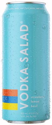 Vodka Salad Strawberry Lemon Basil 4 pack 12 oz. Can - Vine Republic