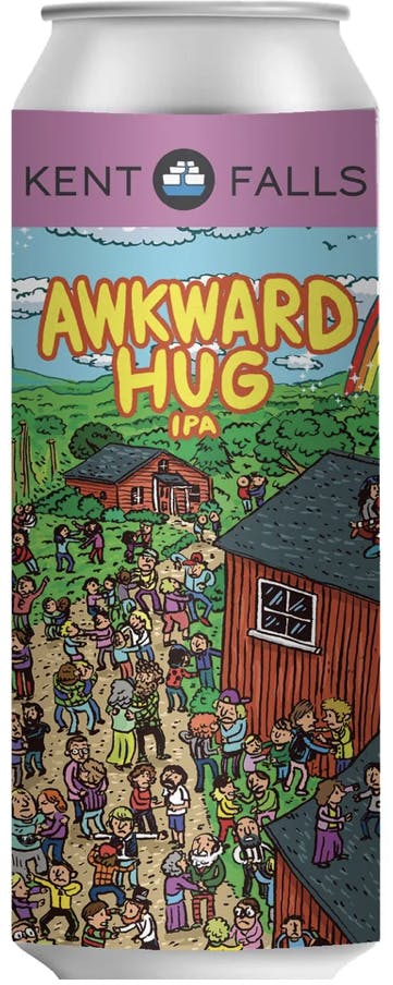 Kent Falls Brewing Co. Awkward Hug IPA 4 pack 16 oz. Can - Wagon Wheel ...