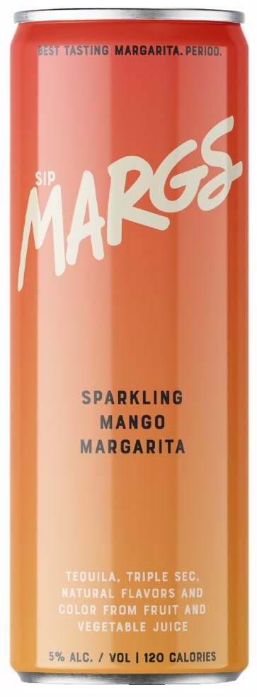 Sip Margs Sparkling Mango Margarita 4 pack 355ml Can - Chris Gasbarro's ...