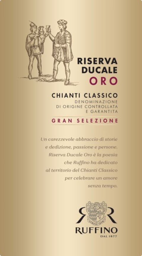 Ruffino Chianti Classico Riserva Ducale Oro 2019 750ml Bottle Shop Of Spring Lake