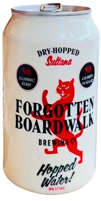 Forgotten Boardwalk Brewing Non-Alcoholic Hopped Water 6 pack Can ...