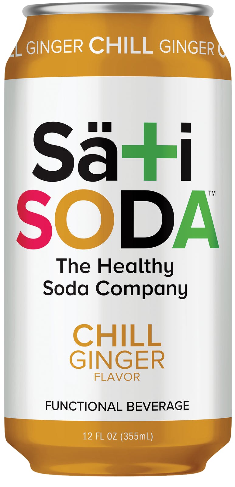 Sati Soda Ginger Chill CBD Soda 12 oz. - Argonaut Wine & Liquor