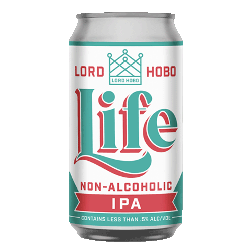 Lord Hobo Brewing Non-Alcoholic Life IPA 6 pack 12 oz. Can - Yankee Spirits