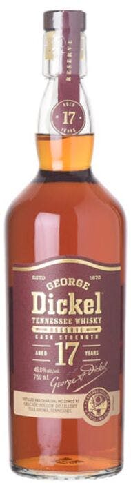 George Dickel Reserve Collection Tennessee Whisky 17 year old 17 year ...
