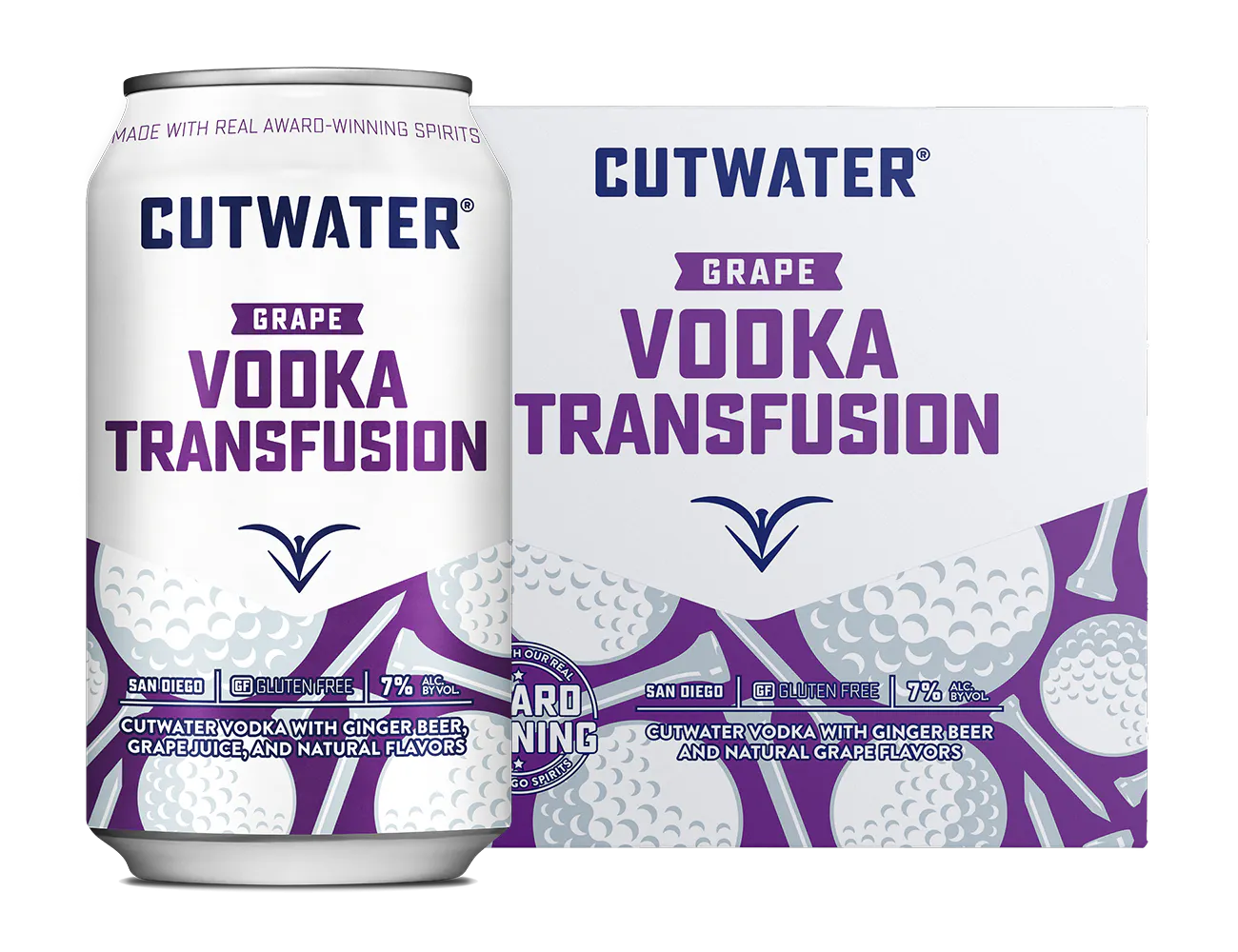 Cutwater Spirits Fugu Grape Transfusion 4 pack 12 oz. Can - Petite Cellars