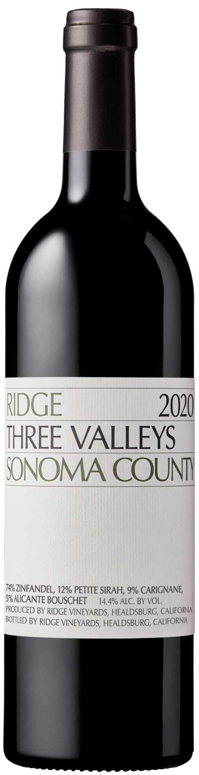 Ridge Vineyards Three Valleys 2021 750ml - Station Plaza Wine