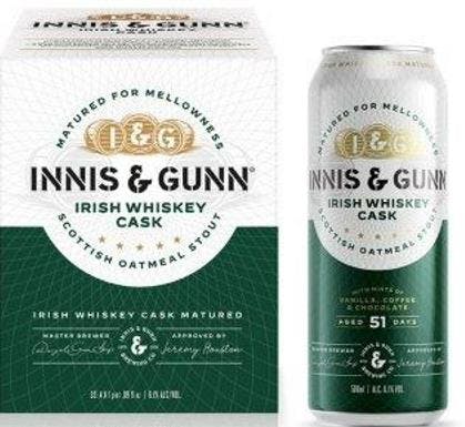 Innis & Gunn WHISKEY CASK 4 pack 16.9 oz. Can - Yankee Spirits