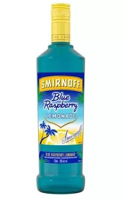 Smirnoff Blue Raspberry Lemonade Vodka 50ml Plastic Bottle - Yankee Spirits