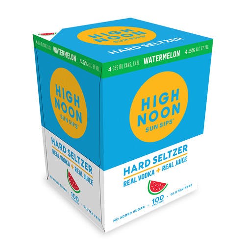 High Noon Spirits Sun Sips Watermelon Vodka & Soda 4 pack 12 oz. Can ...