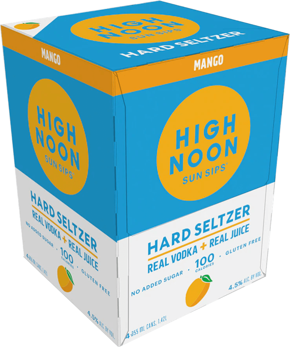 High Noon Spirits Sun Sips Mango Vodka & Soda 4 pack 12 oz. Can ...