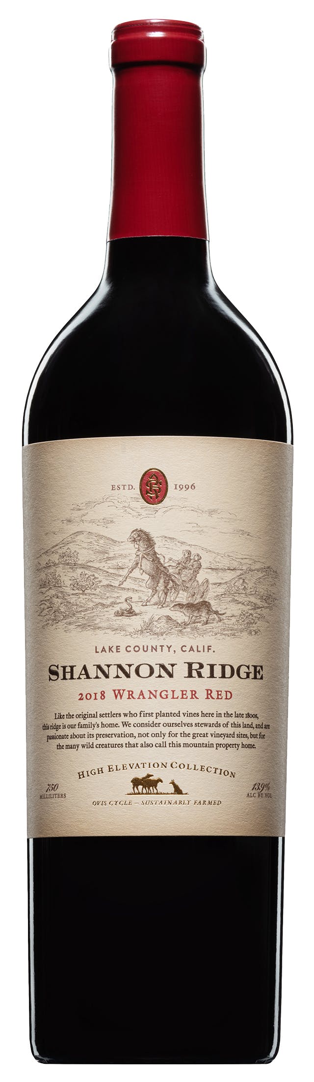 Shannon Ridge High Elevation Wrangler Red 750ml - Yankee Spirits