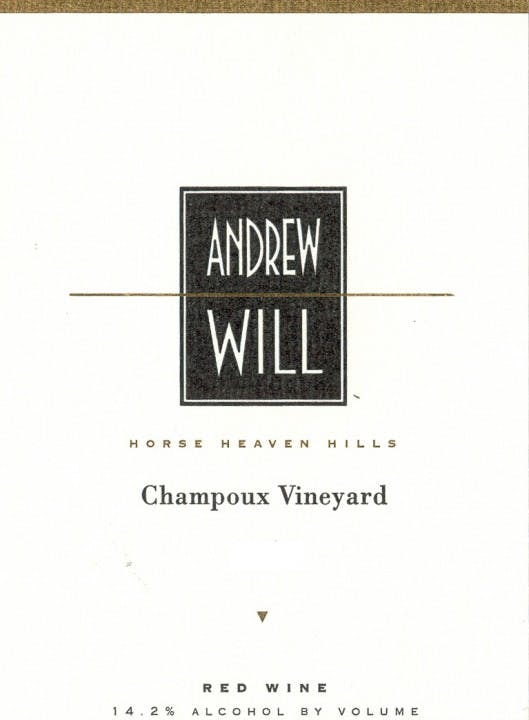 Andrew Will Champoux Vineyard Red Wine 2017 750ml - Bedford Wine Merchants