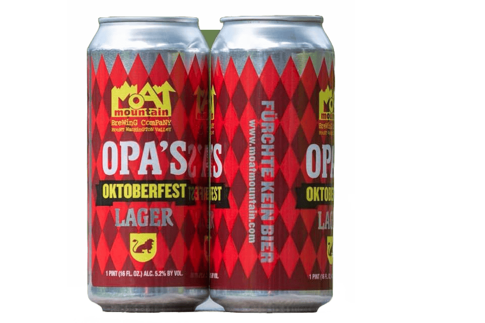 Moat Mountain Brewing Company Opa's Oktoberfest 4 pack 16 oz. Can ...