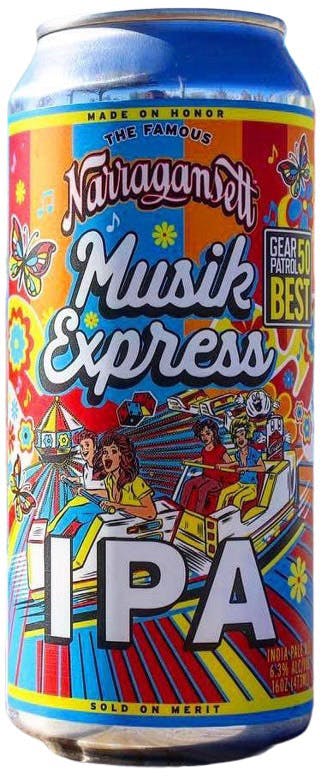 Narragansett Musik Express IPA 6 pack 16 oz. Can - Yankee Spirits
