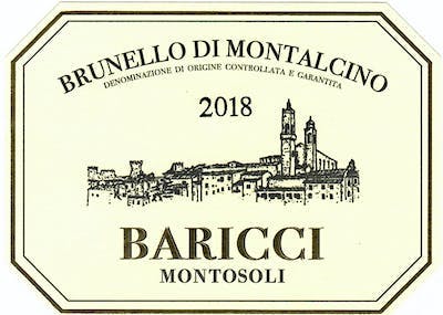 Baricci Brunello Di Montalcino 2018 750ml - Allendale Wine Shoppe