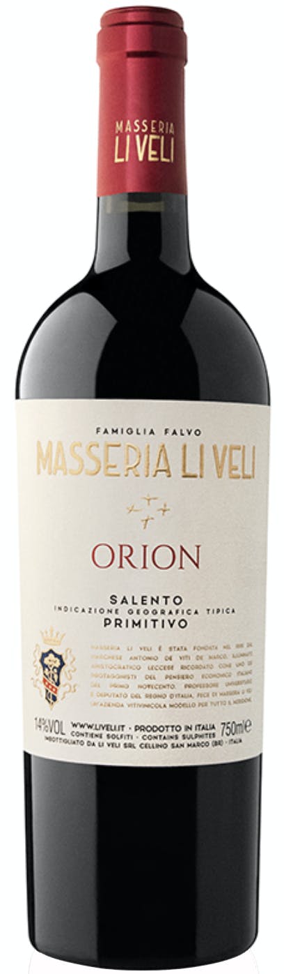 Masseria Li Veli Orion Primitivo 2021 750ml - Buster's Liquors & Wines