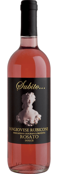 SUBITO ROSATO SANGIOVESE RUBICONE DOLCE NV 750ml 750ml - Argonaut Wine ...