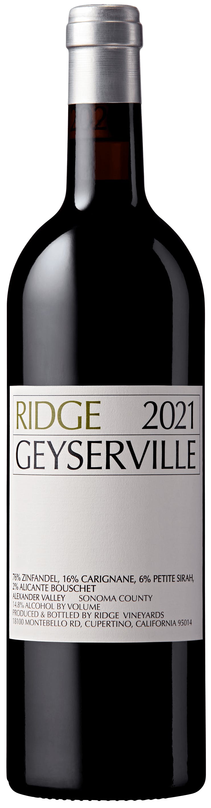 Ridge Vineyards Geyserville 2021 3L - Station Plaza Wine