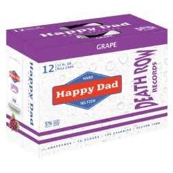 Happy Dad Hard Seltzer Grape Death Row Records 12 pack 12 oz. Can ...