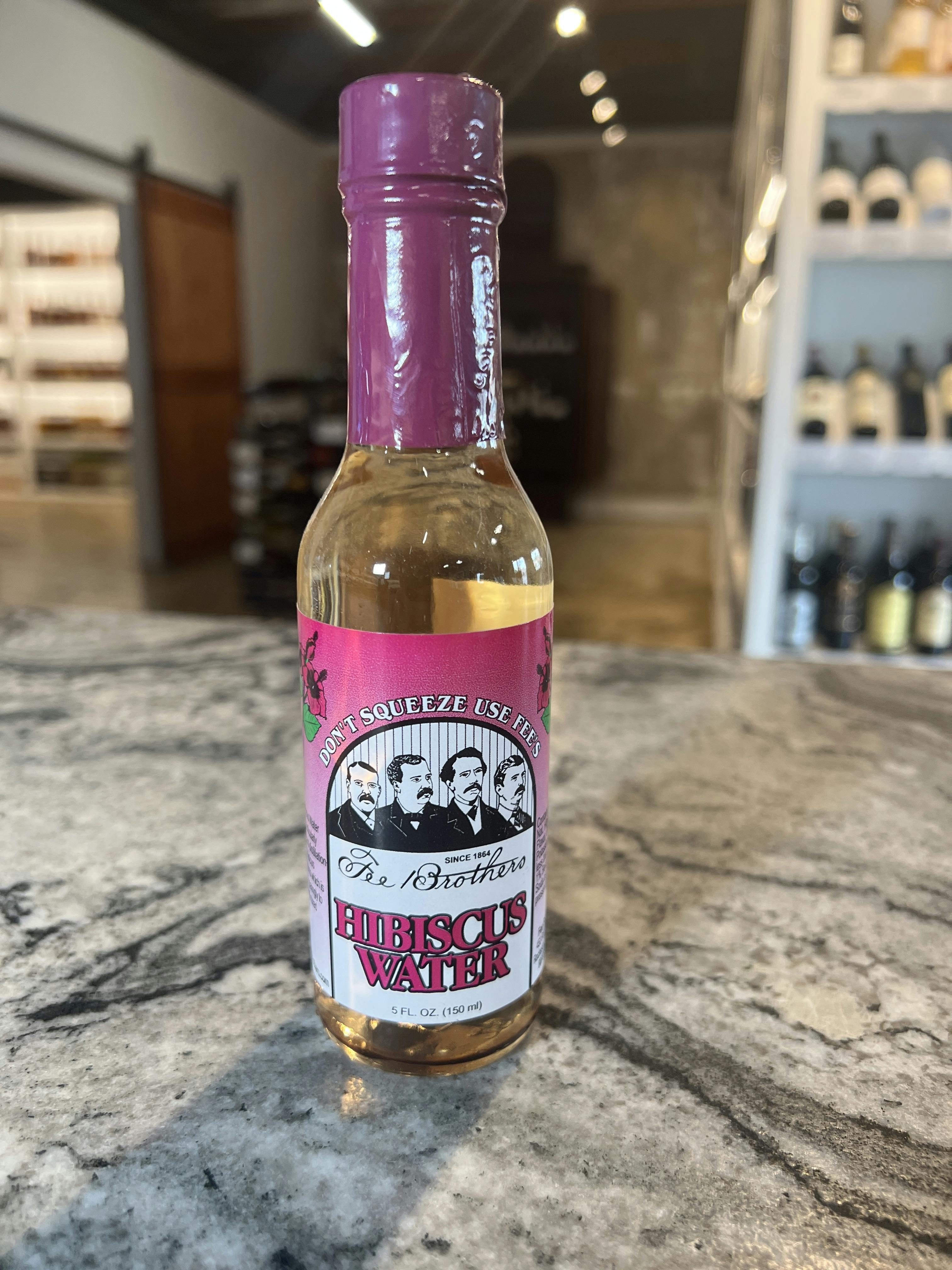 Fee Brothers Hibiscus Water 5 oz. Bottle - Tonic Bottle & Cork