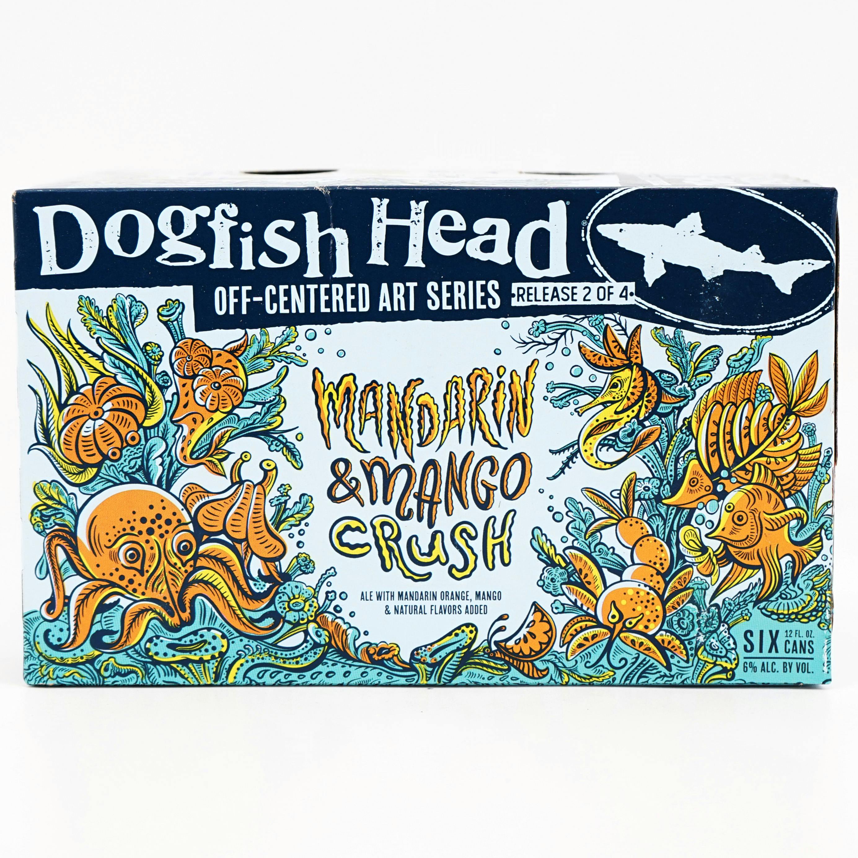 Dogfish Head Mandarin & Mango Crush 6 pack 12 oz. Can - Argonaut Wine ...