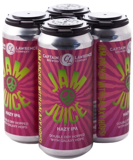 Captain Lawrence Jam Juice Hazy IPA 4 pack 16 oz. - Liquors Inc.
