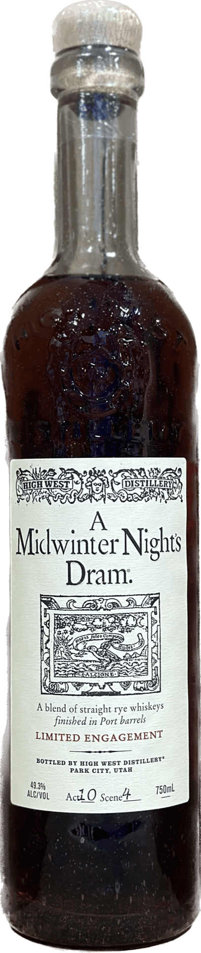 High West Distillery Midwinter Nights Dram Act 10 Scene 4 750ml Rock Wands