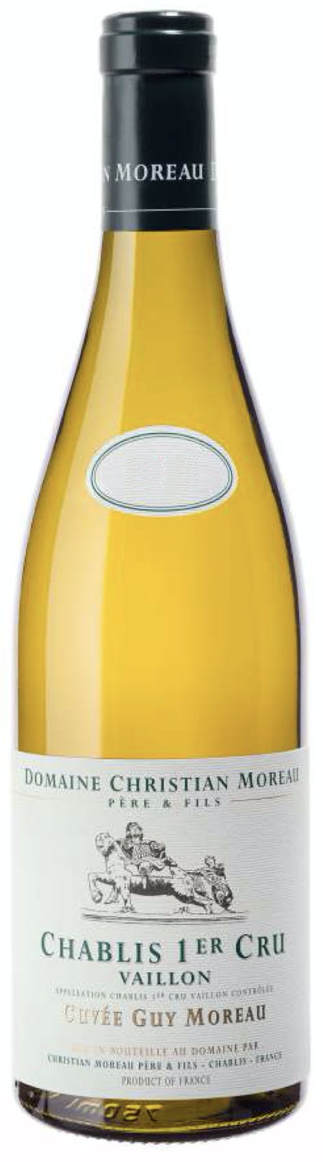 Christian Moreau Chablis Vaillon Cuvée Guy Moreau 2020 750ml - Toast ...