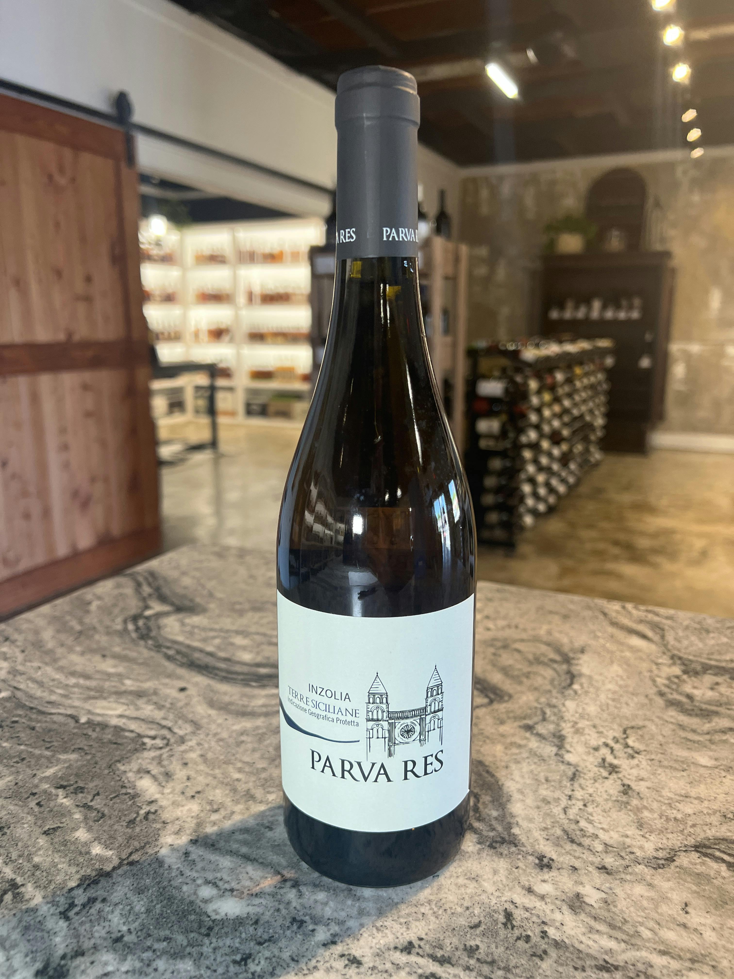 Parva Res Inzolia 750ml - Tonic Bottle & Cork