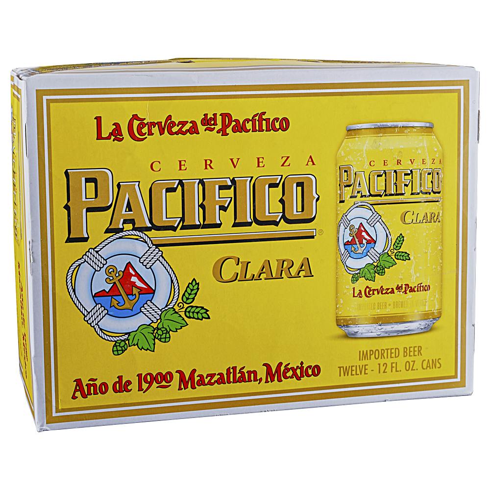 Pacifico Clara Cerveza 12pk 12oz Can 12 pack 12 oz. Can - Allendale ...