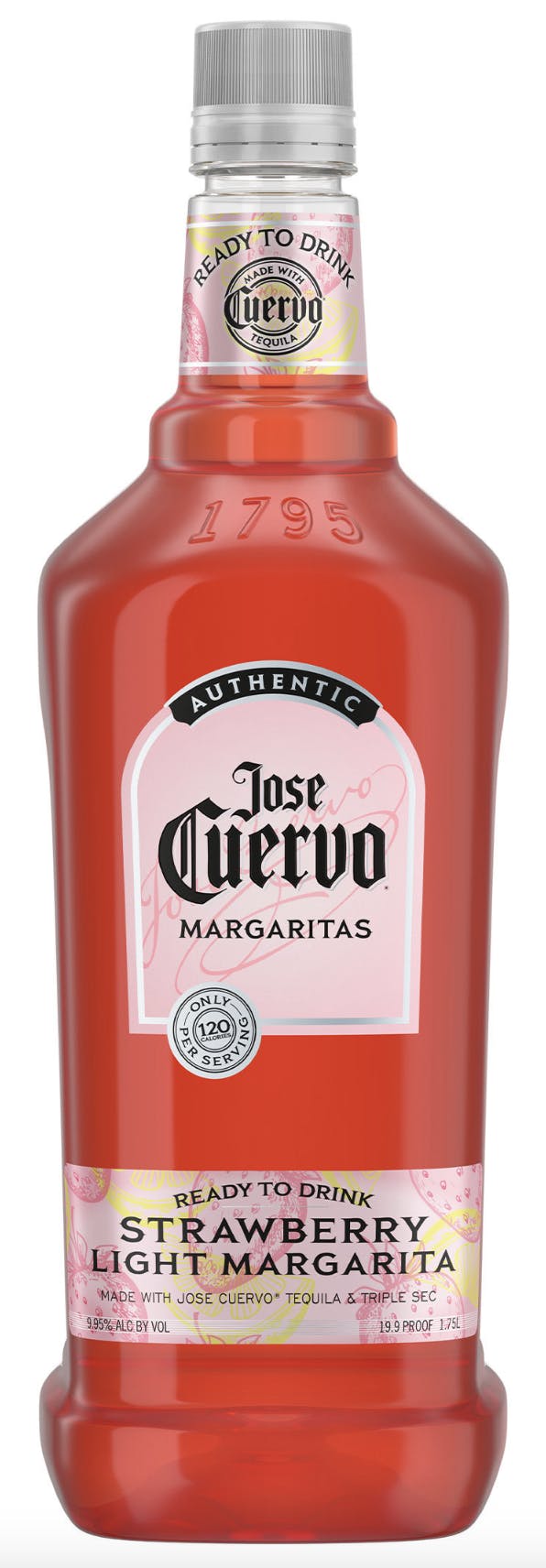 Jose Cuervo Authentic Cuervo Strawberry Light Margarita 1.75L ...